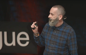 Bryan McCormack, founder of the "Yesterday/ Today/ Tomorrow" project ...